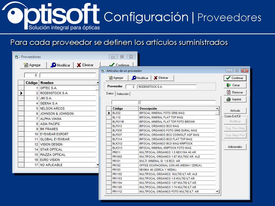 Optisoft - Gestión integral de ópticas