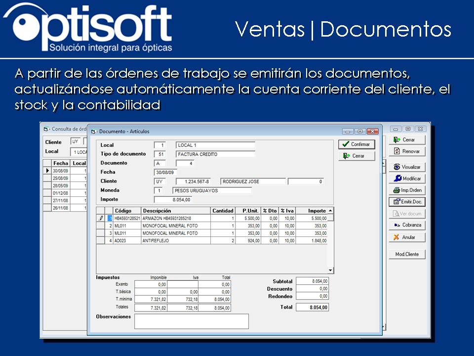 Optisoft - Gestión integral de ópticas