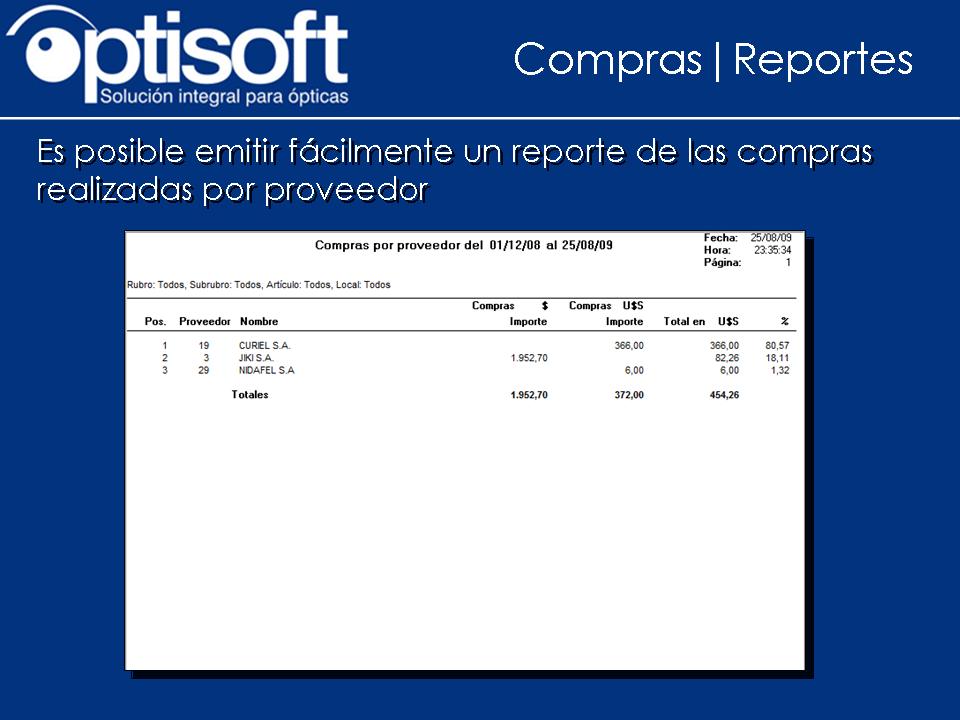 Optisoft - Gestión integral de ópticas