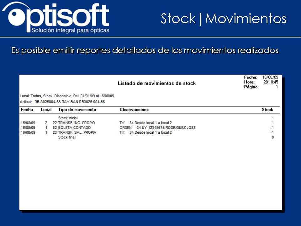 Optisoft - Gestión integral de ópticas